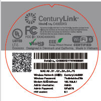C4000 modem setup | Brightspeed